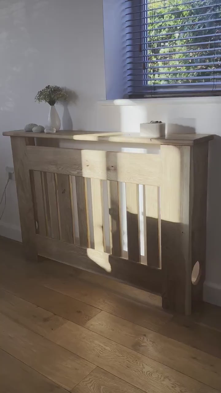 Solid Oak Traditional Radiator Cover – Bespoak Yarm